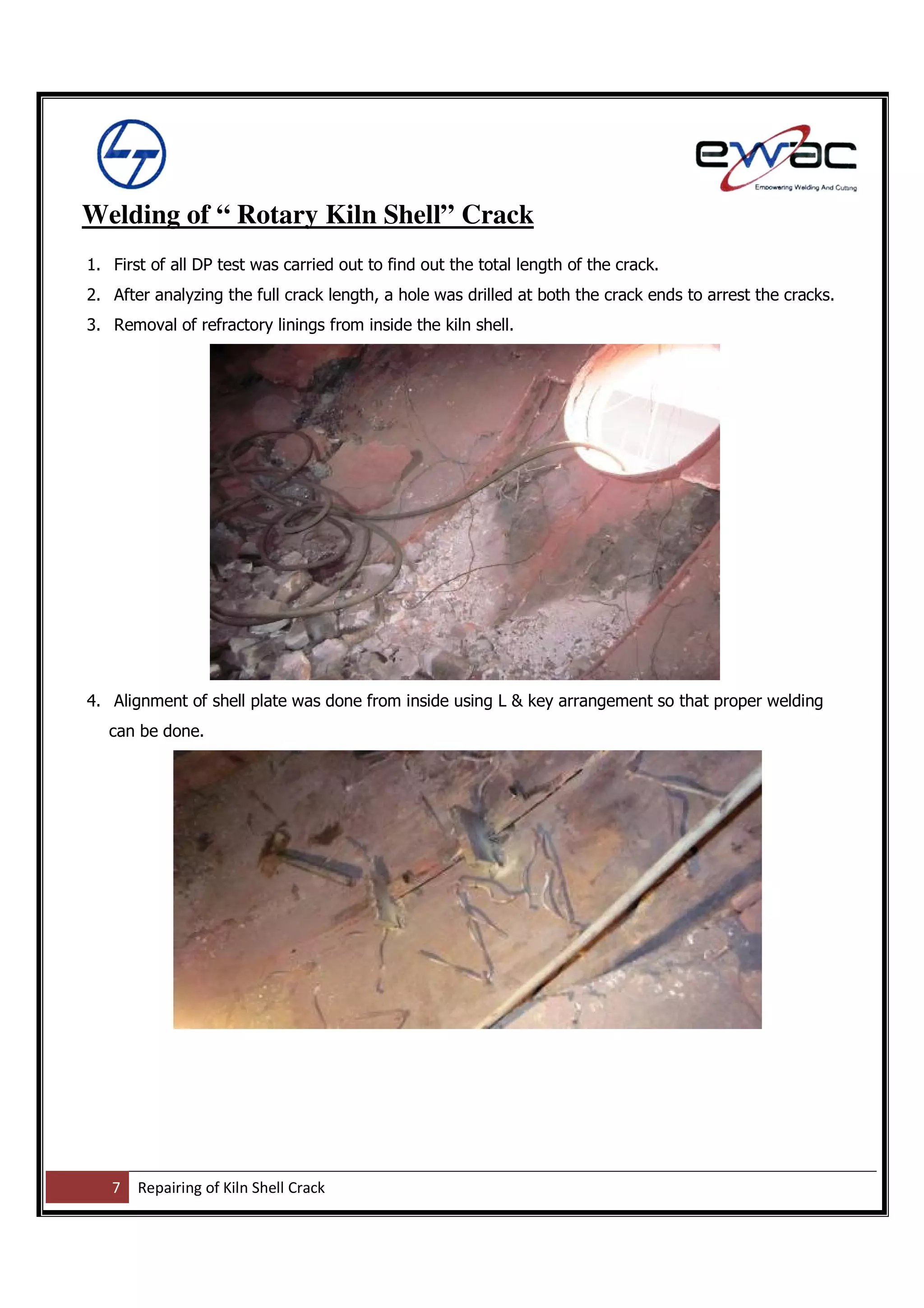 Repairing of kiln shell crack | PDF