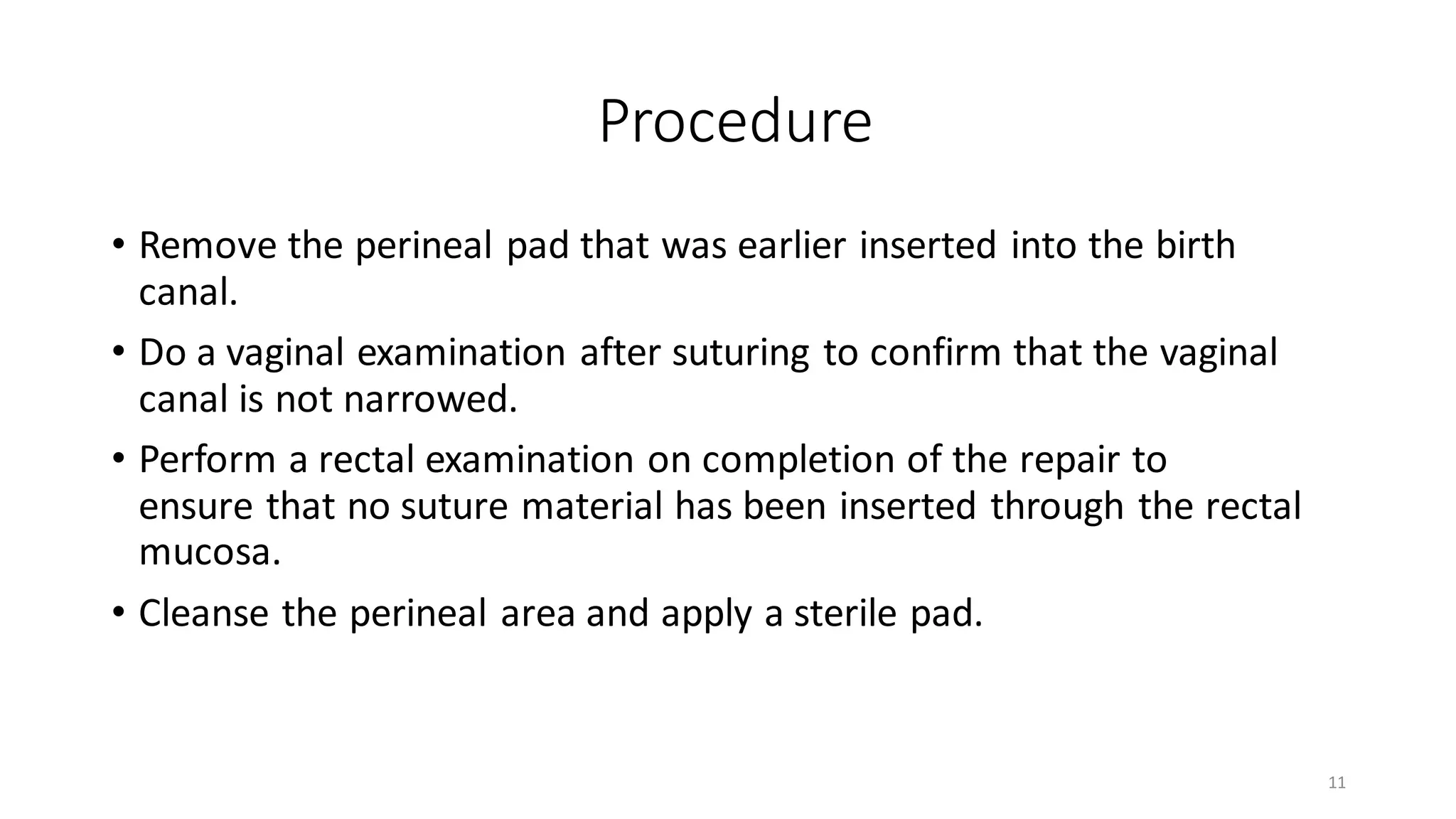 REPAIR OF AN EPISIOTOMY.pdf | First Aid | Injuries