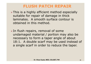 Repair of damage with composites by Vikas Gupta CDLSIET-Panniwala Mota ...