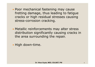 Repair of damage with composites by Vikas Gupta CDLSIET-Panniwala Mota ...
