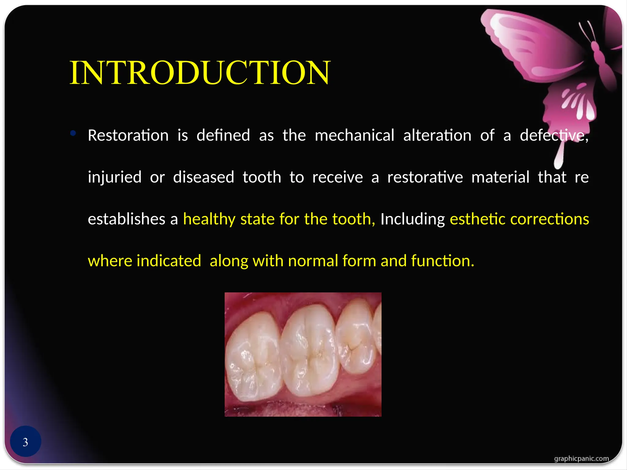 REPAIR AND RESTORE OF ALL DENTAL RESTORATION | PPTX