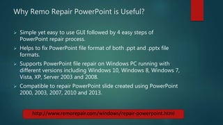 How to Repair PowerPoint Files | PPTX
