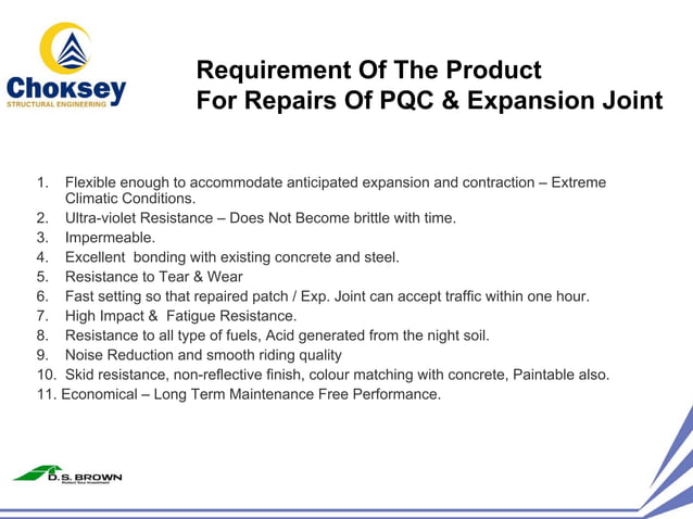Repair presentation of pqc | PDF