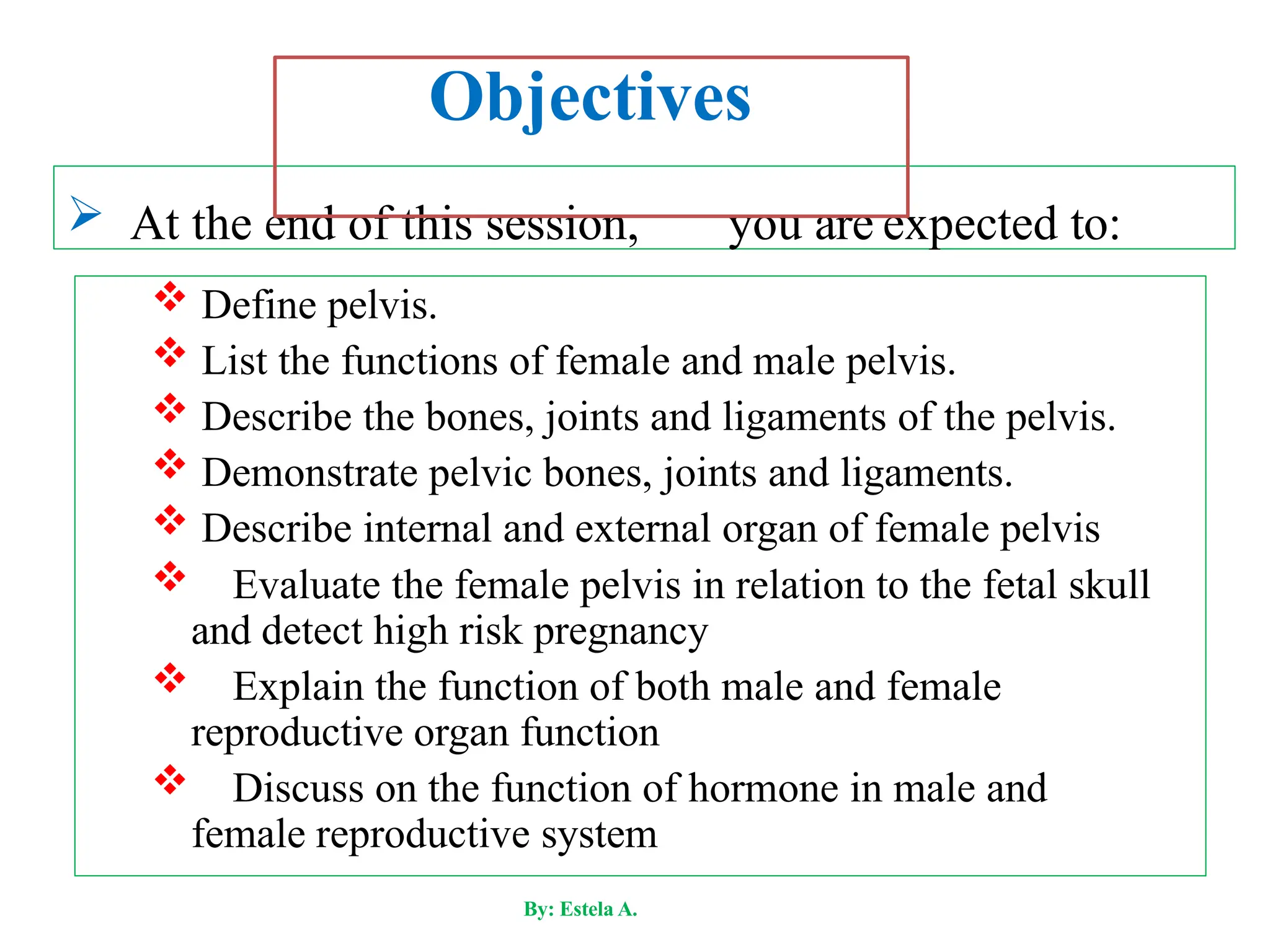 Reproductive anatomy and physiology for nursing | PPTX