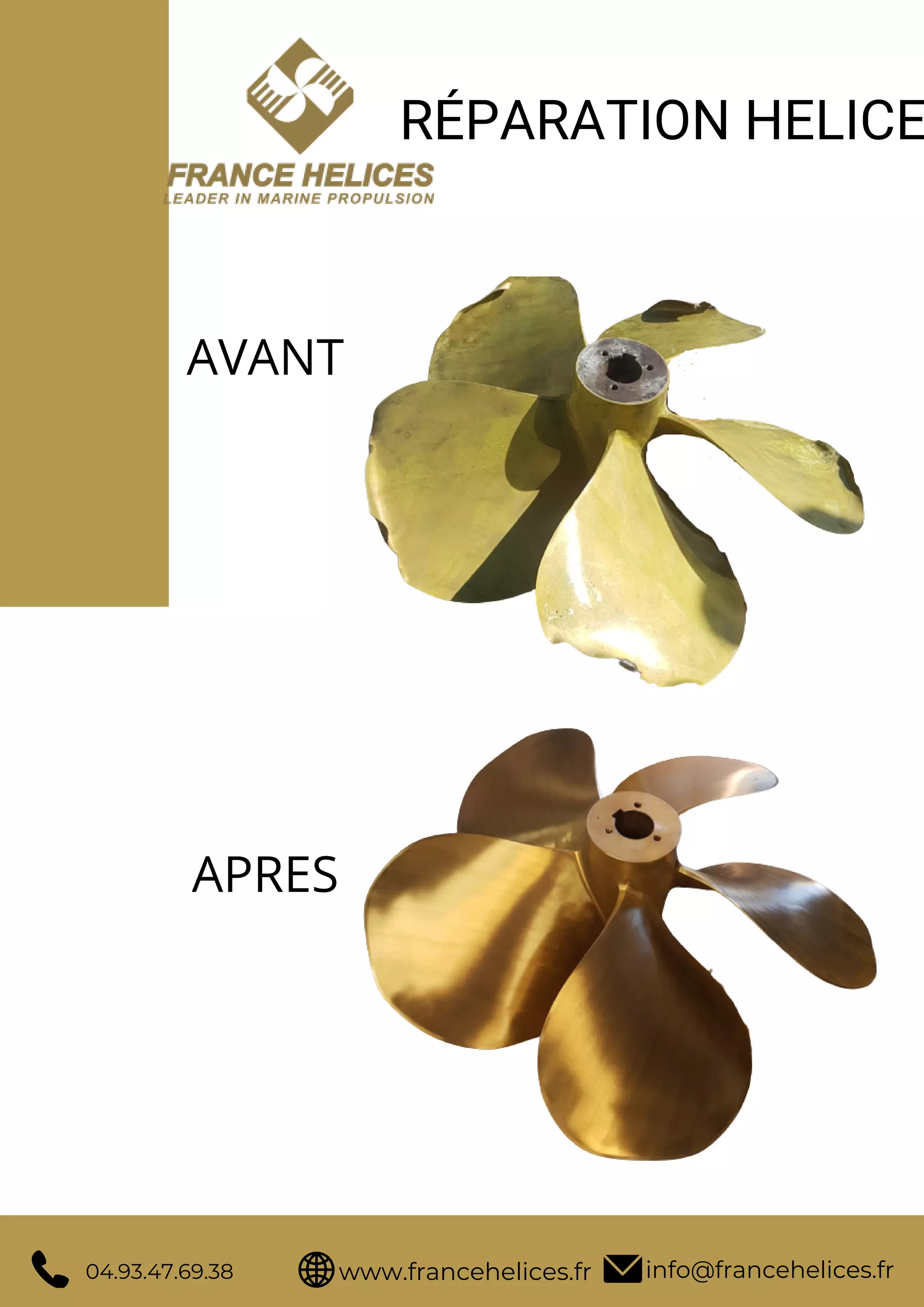 REPARATION HELICE 5 PALES | PDF