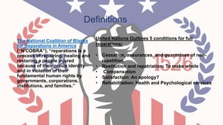 Reparations Presentation, 2/13/2022 | PPT