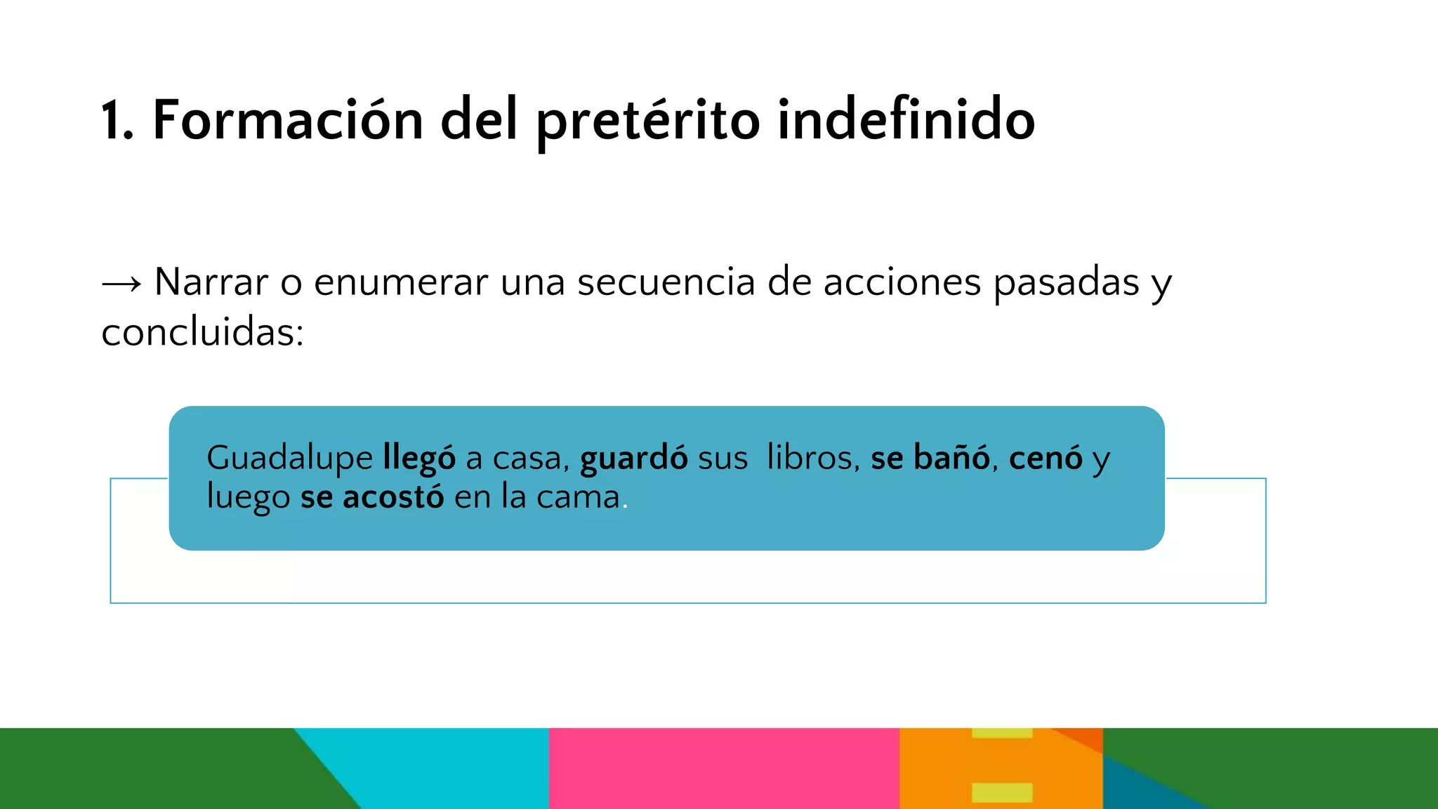 Repaso - El pretérito indefinido (perfecto simple) y imperfecto.pptx