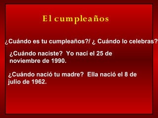 Repaso calendario dias meses fechas y estaciones | PDF