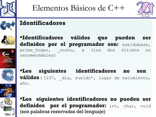 Repaso del lenguaje C++ | PPT