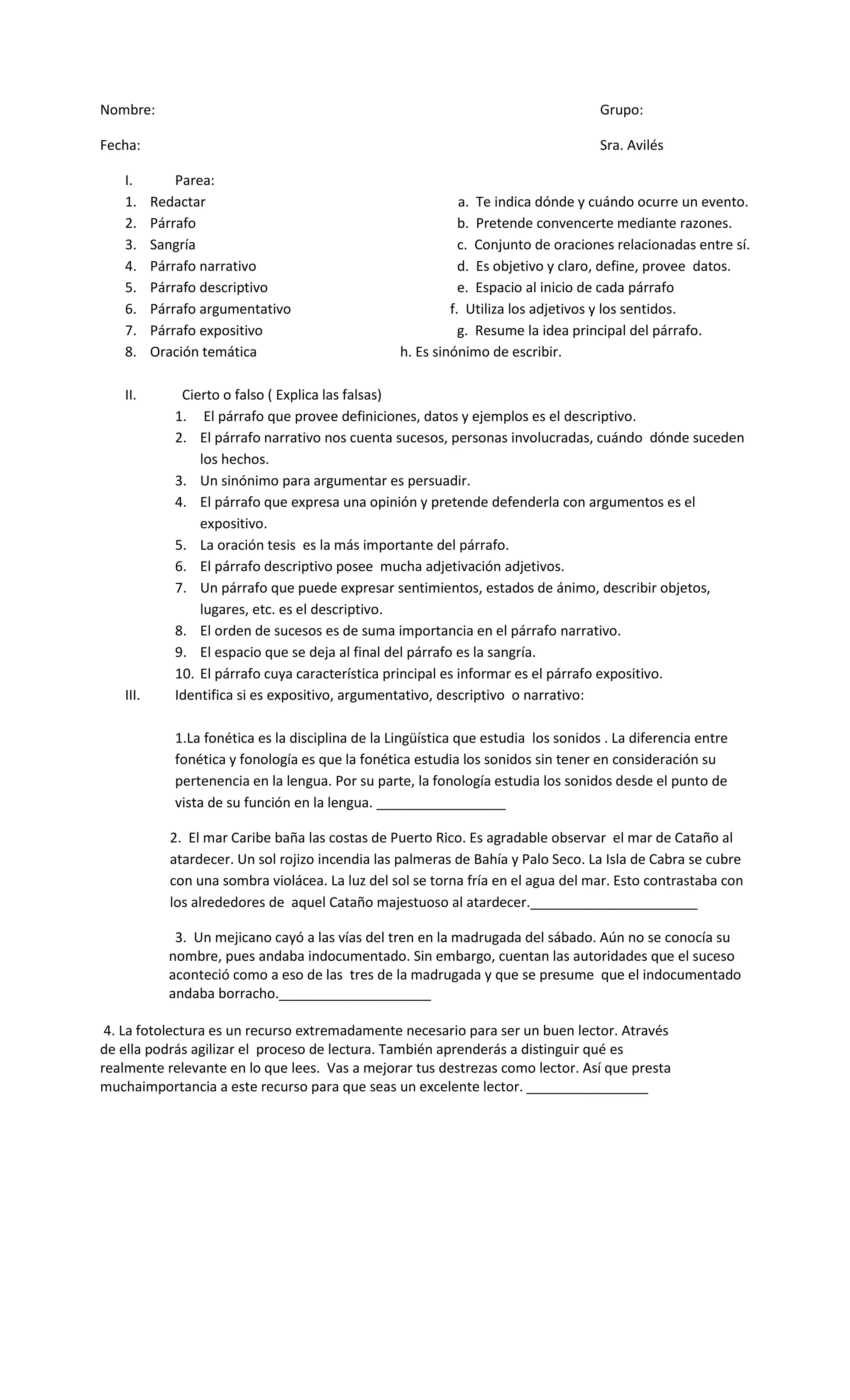 Repaso del párrafo | DOCX