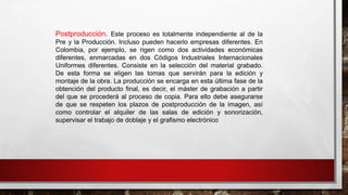 producción audio visual | PPTX