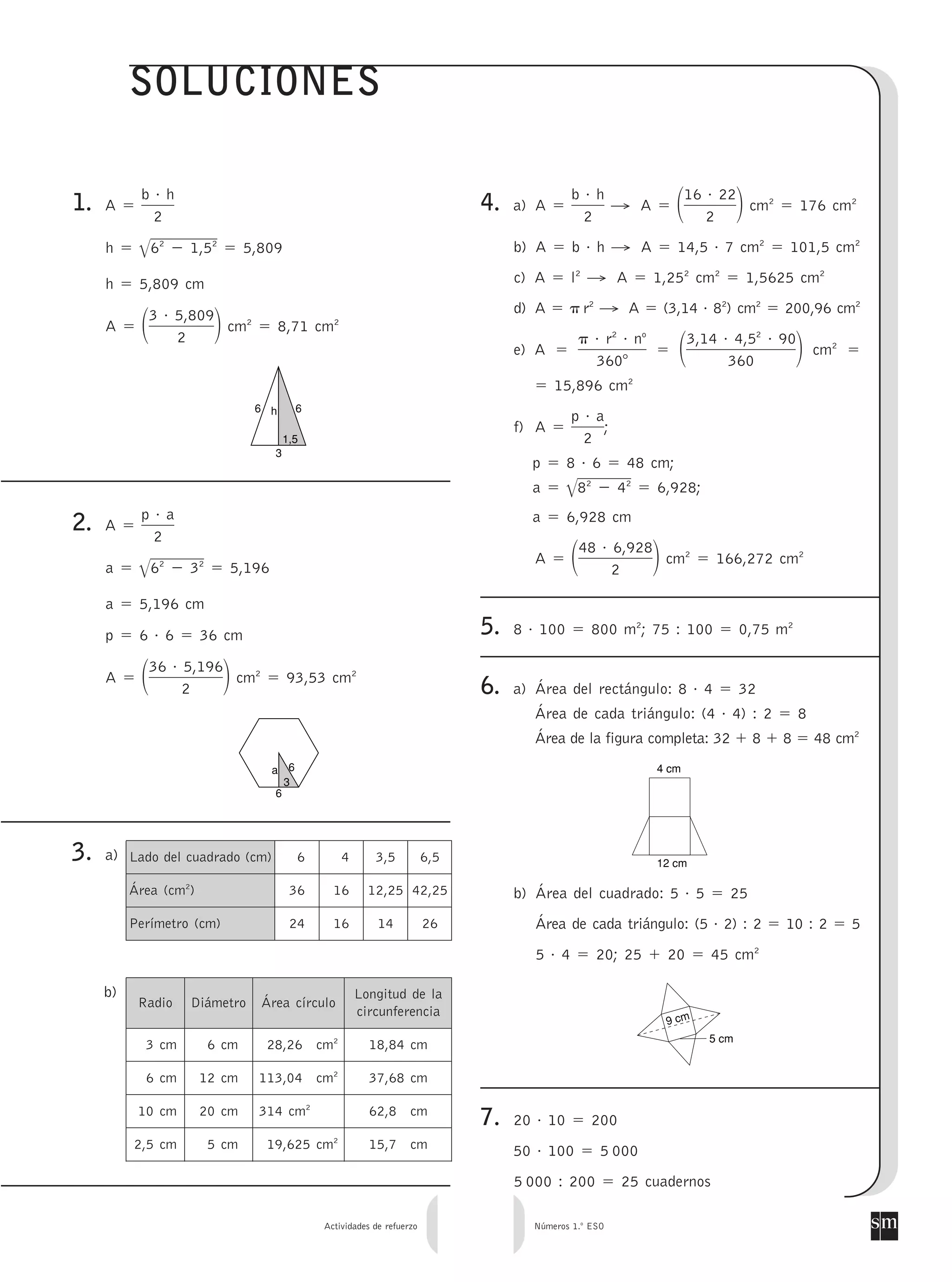 Repaso mates 1º eso sm | PDF | Education