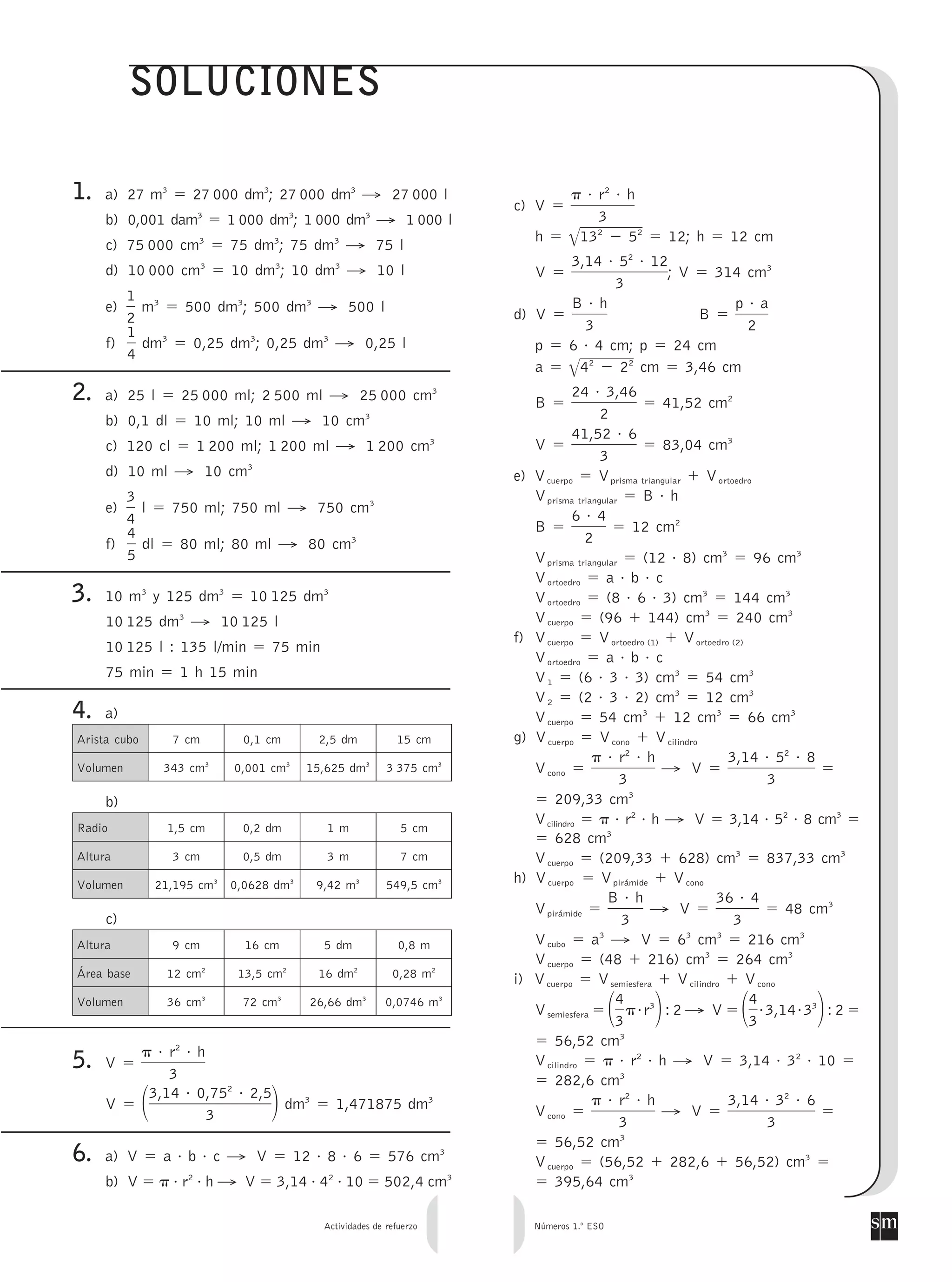Repaso mates 1º eso sm | PDF | Education
