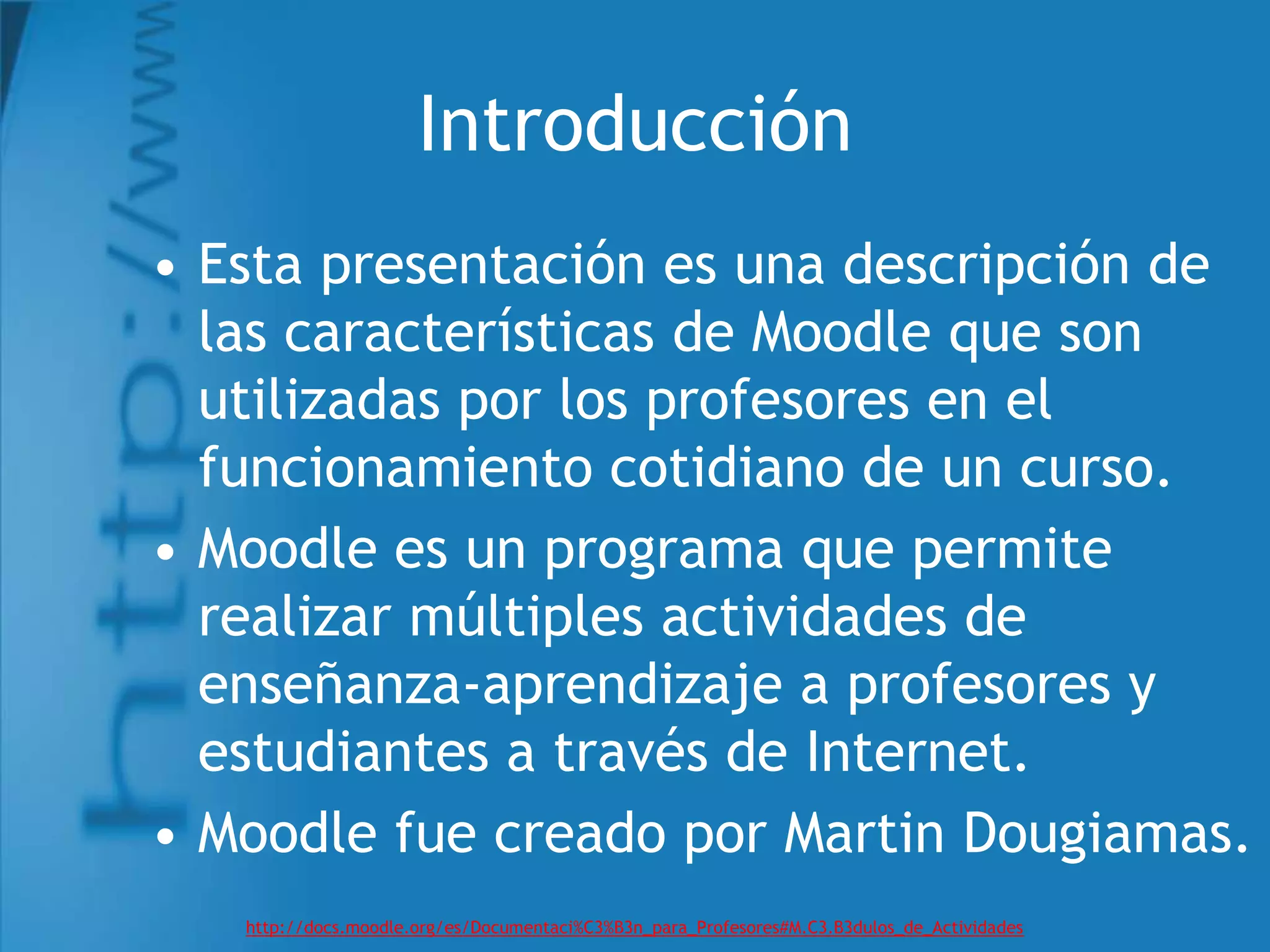 Repaso primeros pasos en Moodle | PPTX