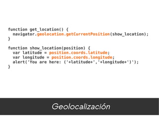 Repaso rápido a los nuevos estándares web | PPT