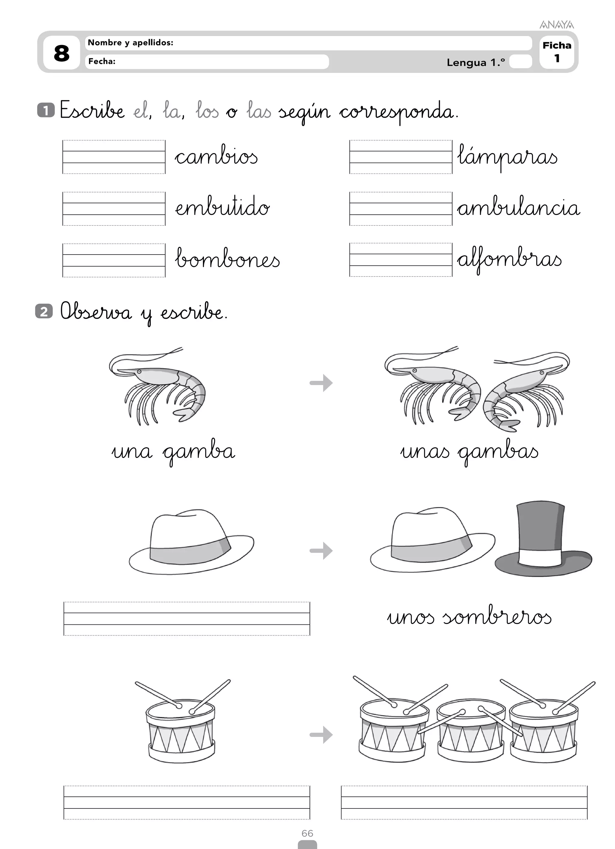 Repaso Unidad 8 Lengua CAstellana | PDF