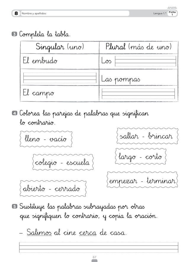 Repaso Unidad 8 Lengua CAstellana | PDF