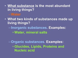 Review Unit 3 Living things 1 ESO | PPT