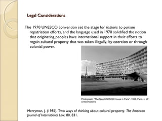 Repatriation and Special Collections | PPT