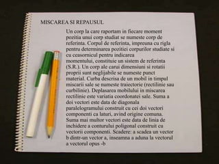 Repaus si miscare | PPTX