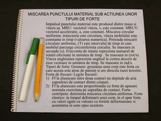Repaus si miscare | PPTX