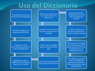 Dictionary use | PPT