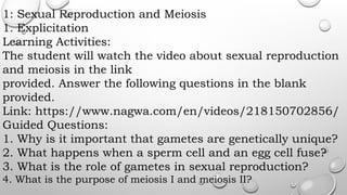 Grade 7 science quarter 2 Reproduction ppt | PPTX
