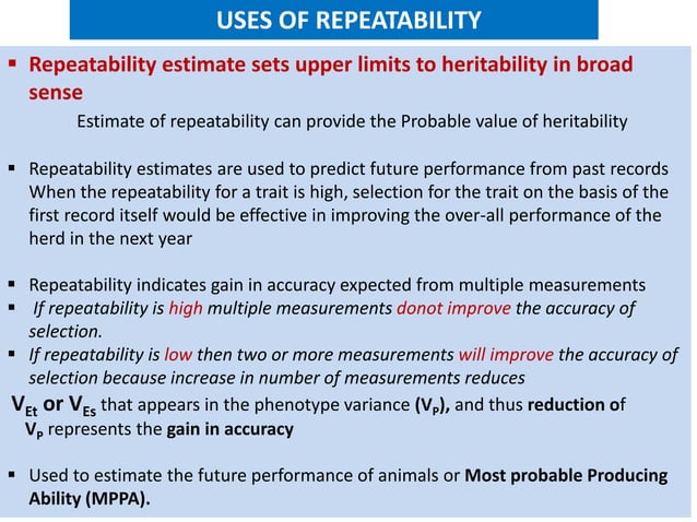 Repeatability | PPTX