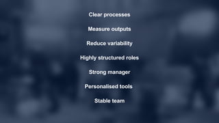 UXDX Amsterdam - Repeatable autonomous team delivery, by Tony Grout ...