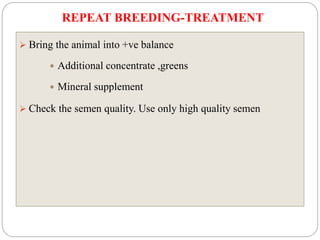 Repeat breeding Dr Ashiq | PPTX