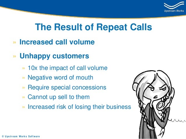 Repeat Calls - Assessing the Damage and Calculating the Cost
