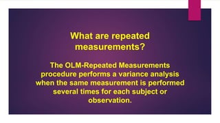 Repeated-measures ANALYSIS OF VARIANCE. Baisal Arshyn.pptx