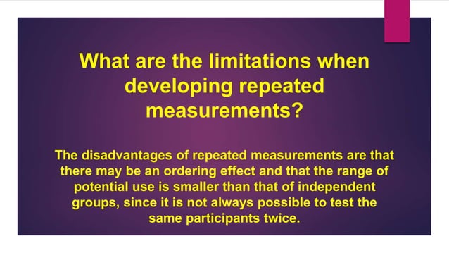 Repeated Measures Analysis Of Variance Baisal Arshyn Pptx