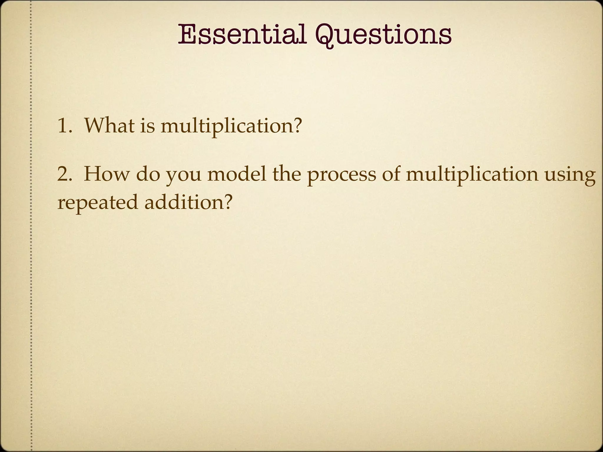 Repeated addition hands on | ZIP