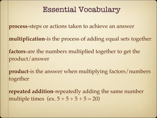 Repeated addition hands on | ZIP