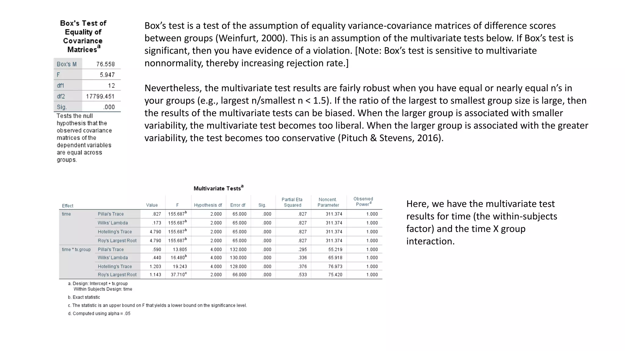 Repeated measures ANOVA, with one-within and one-between factors.pptx ...