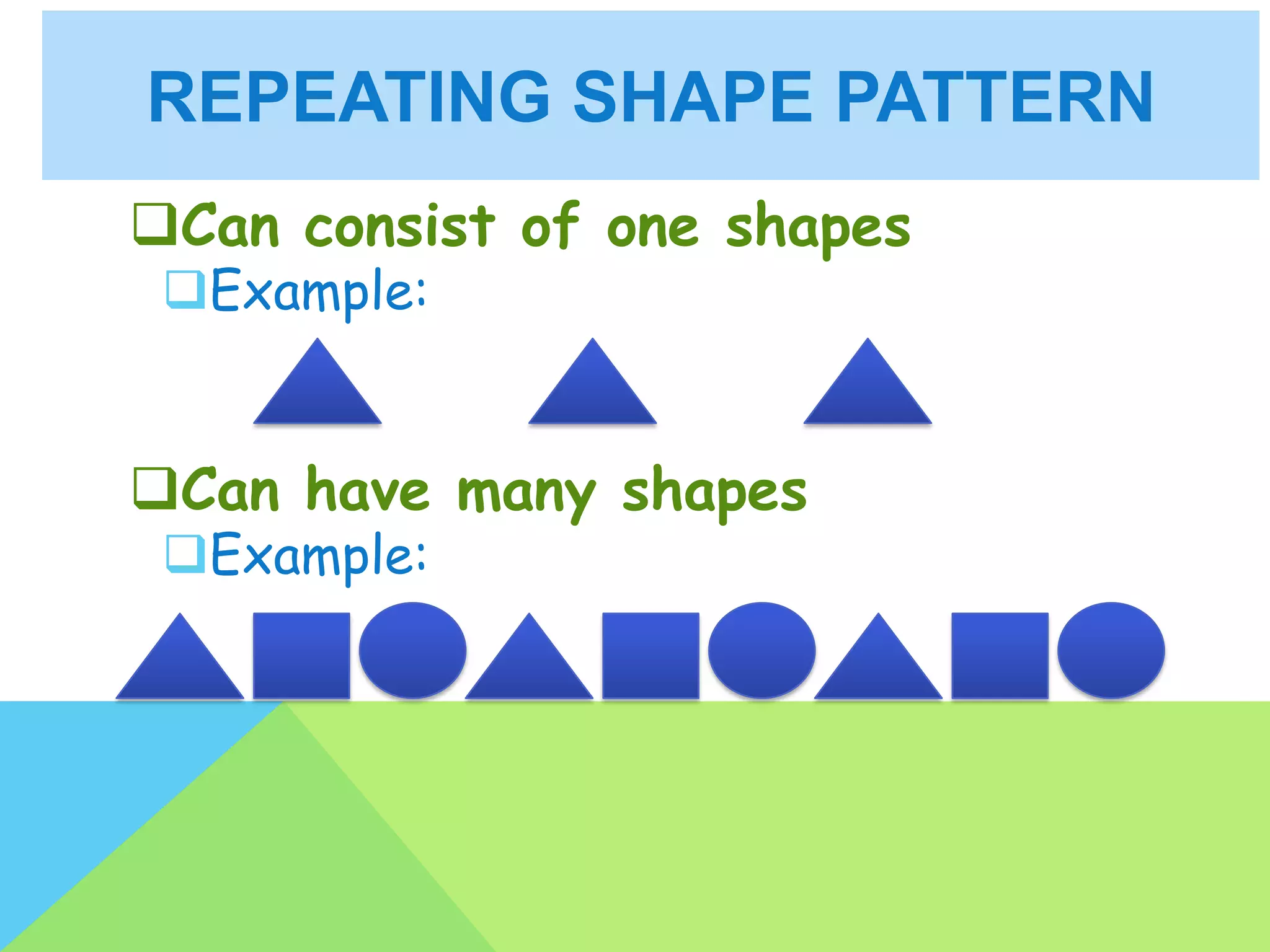 Repeating and growing patterns | PPTX
