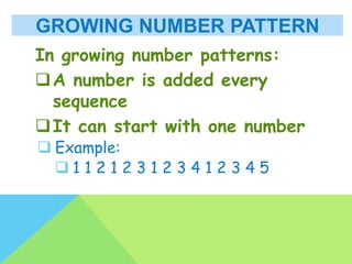 Repeating and growing patterns | PPTX