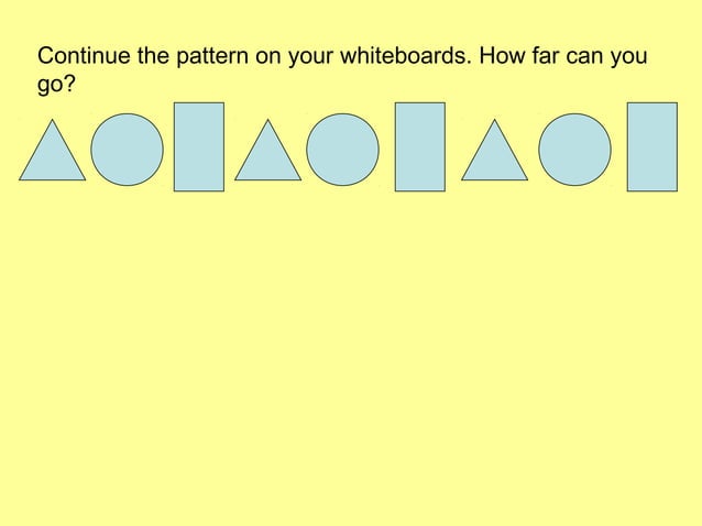 Repeating patterns | PPT