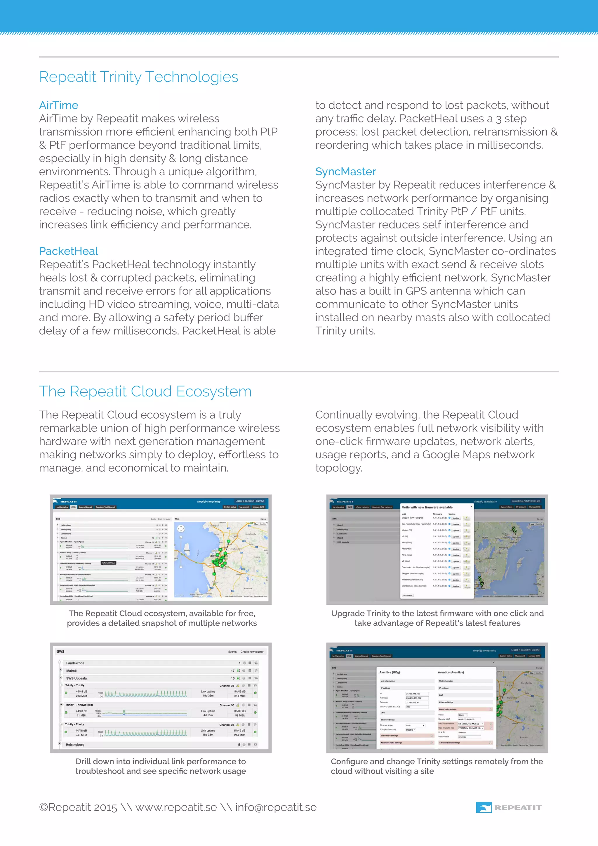 Repeatit Trinity Brochure | PDF