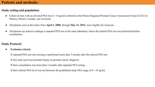 Repeat PSA testing | PPT