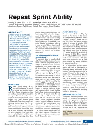 Repeat sprint ability | PDF