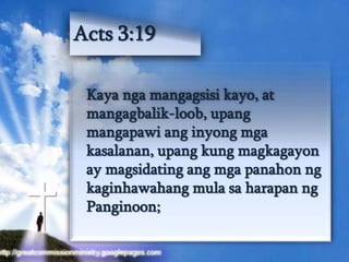 Repentance (tagalog) | PPTX