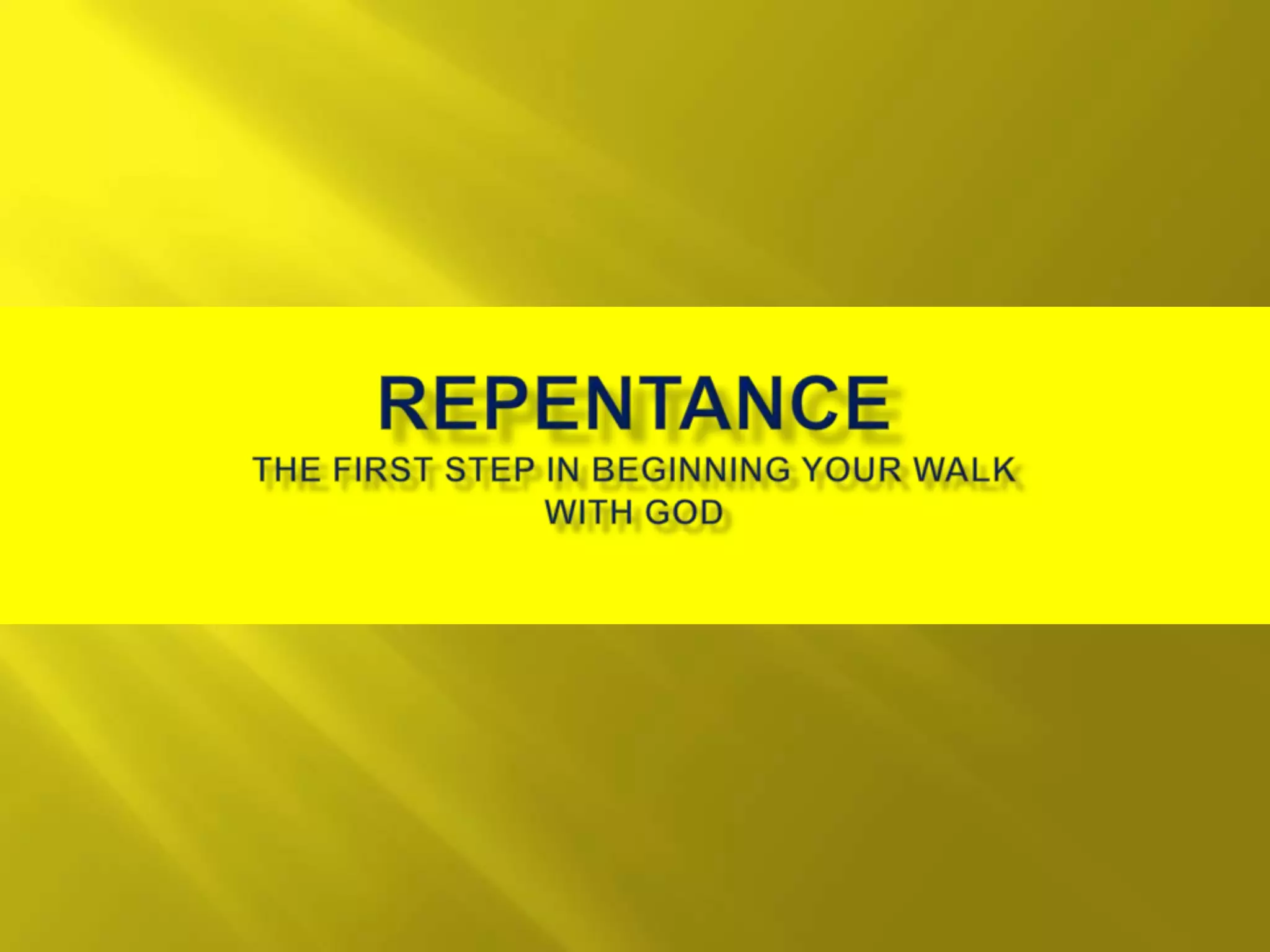 Repentance | PPTX