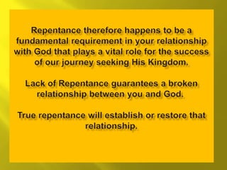Repentance | PPTX