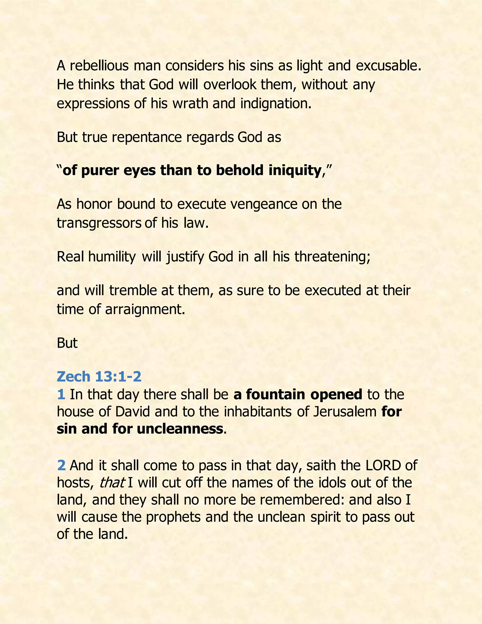 Repentance | PDF