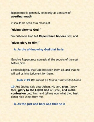 Repentance | PDF