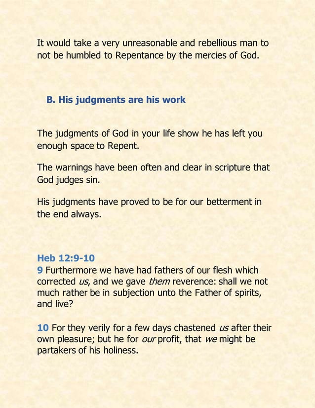 Repentance | PDF