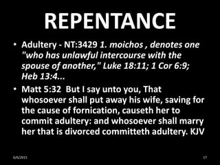Repentance | PPTX