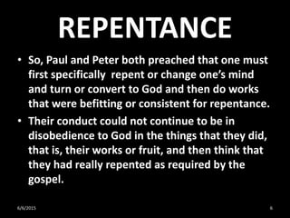 Repentance | PPTX